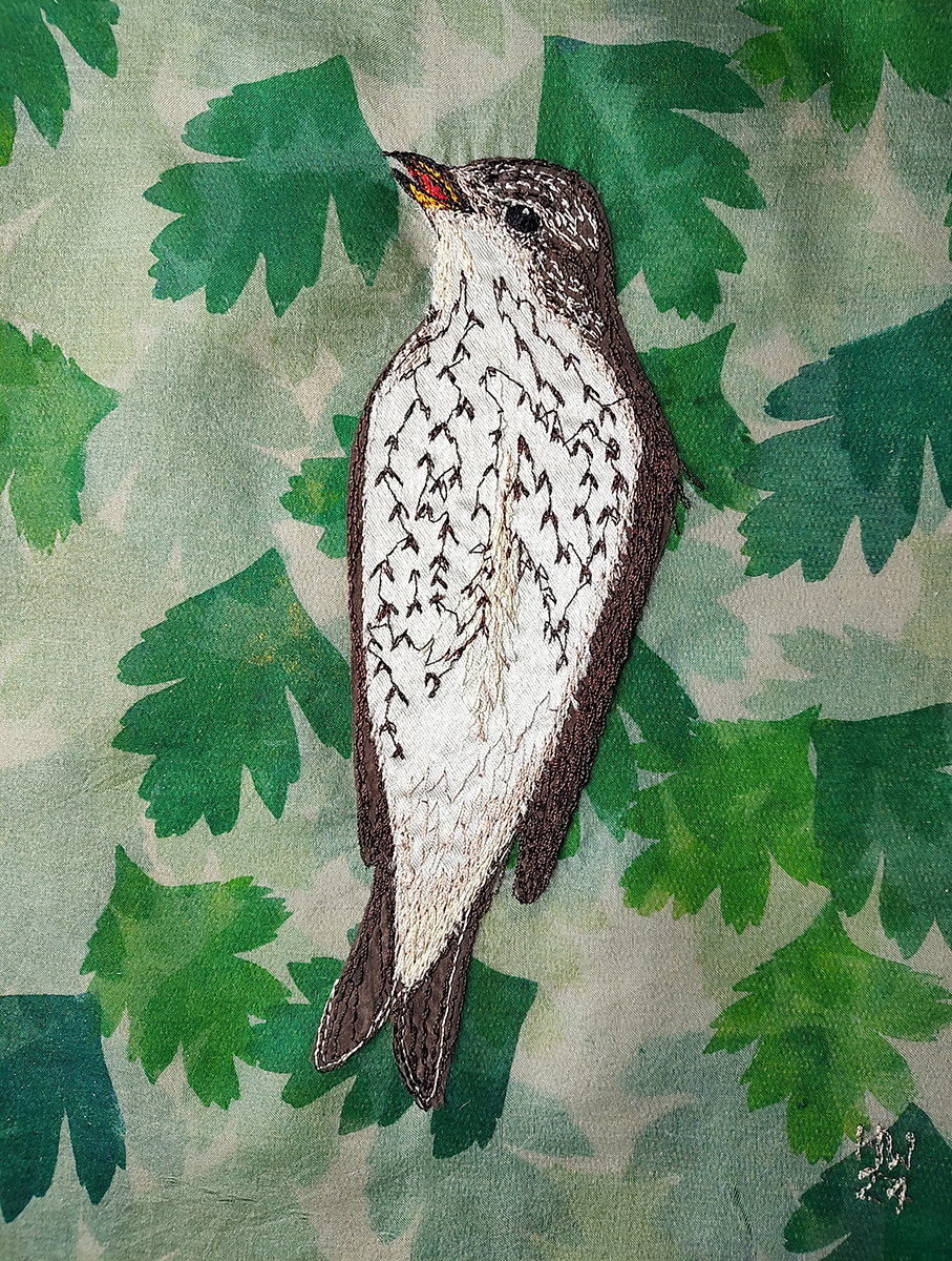 ‘Storm Singer’ by Helen Walsh – EDGE textile artists Scotland